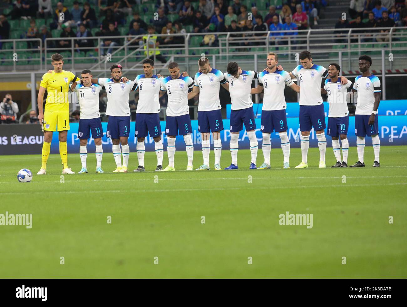 Team of England während der UEFA Nations League, Liga A - Gruppe C ...