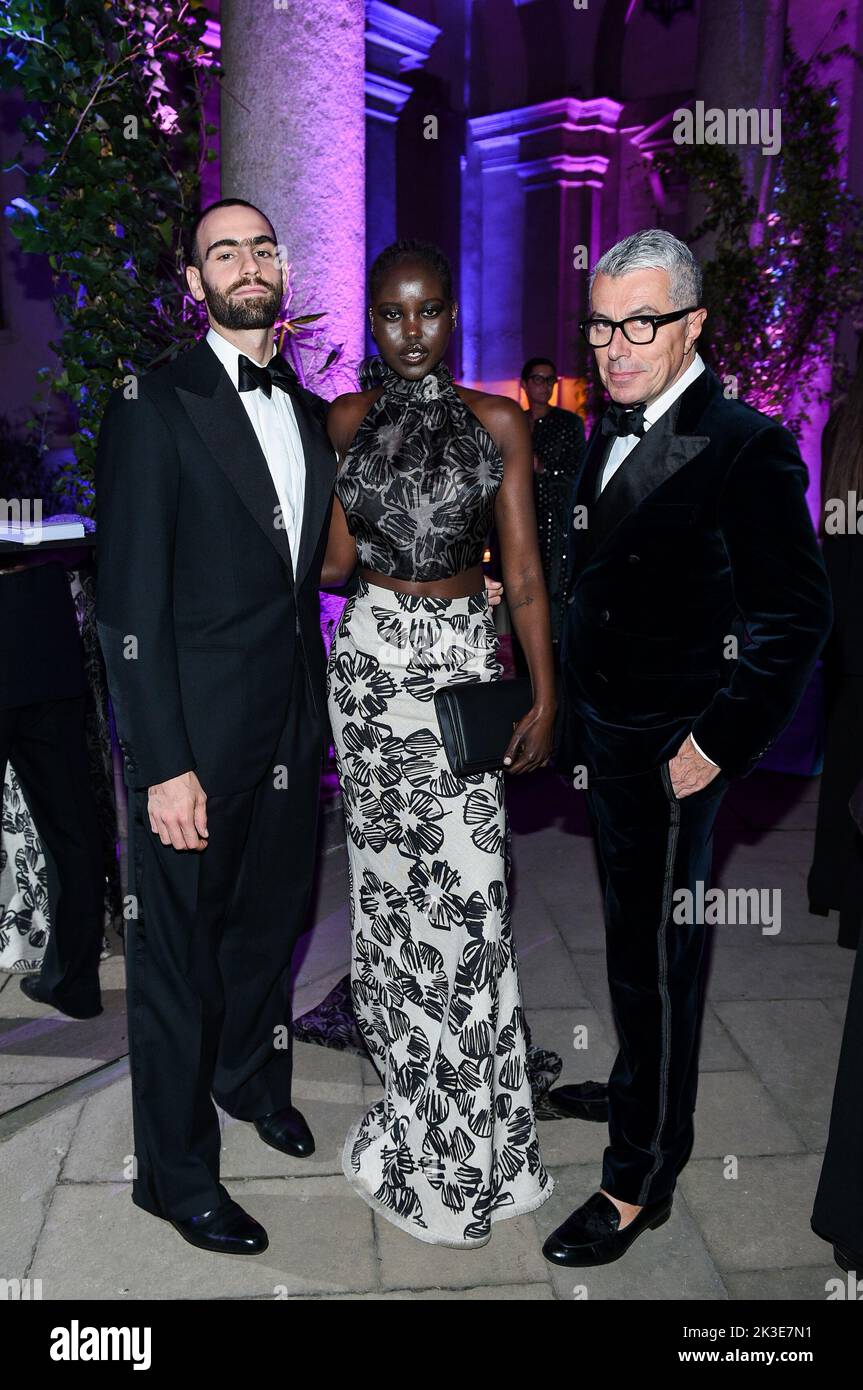 Elia Maramotti , Adut Aketch , Giorgio Guidotti Milan Fashion Week ...