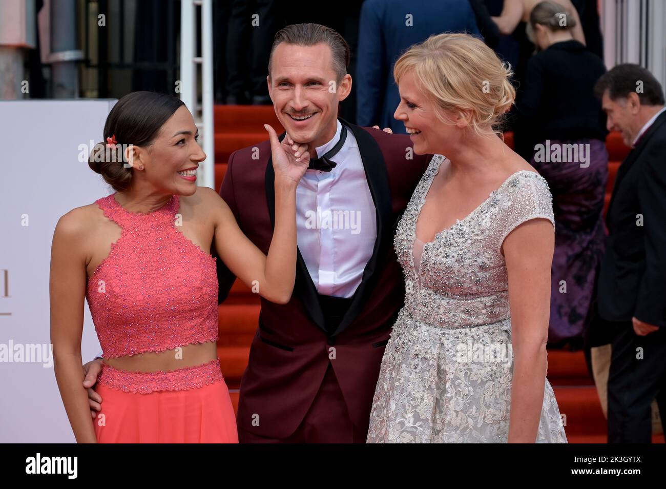 Leipzig, Deutschland. 24. September 2022. Die Schauspieler Amy Mußul (l ...