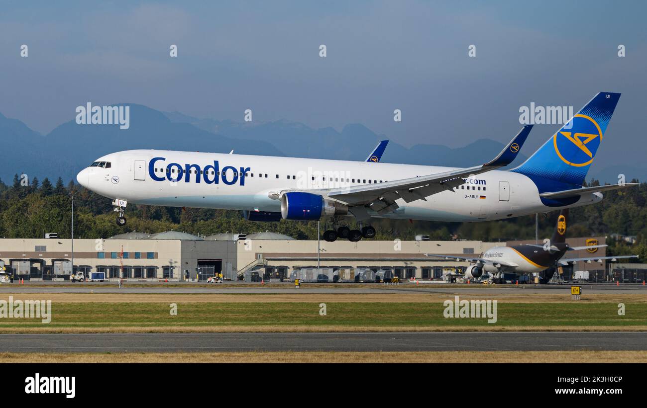 Richmond, British Columbia, Kanada. 26. September 2022. Ein Condor ...