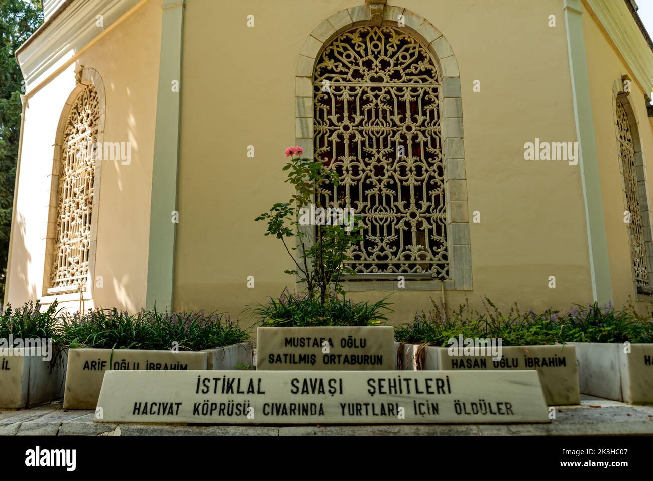 Bursa Türkei September 17 2022 Gründer Des Osmanischen Reiches Osman Gazis Grab Turbe