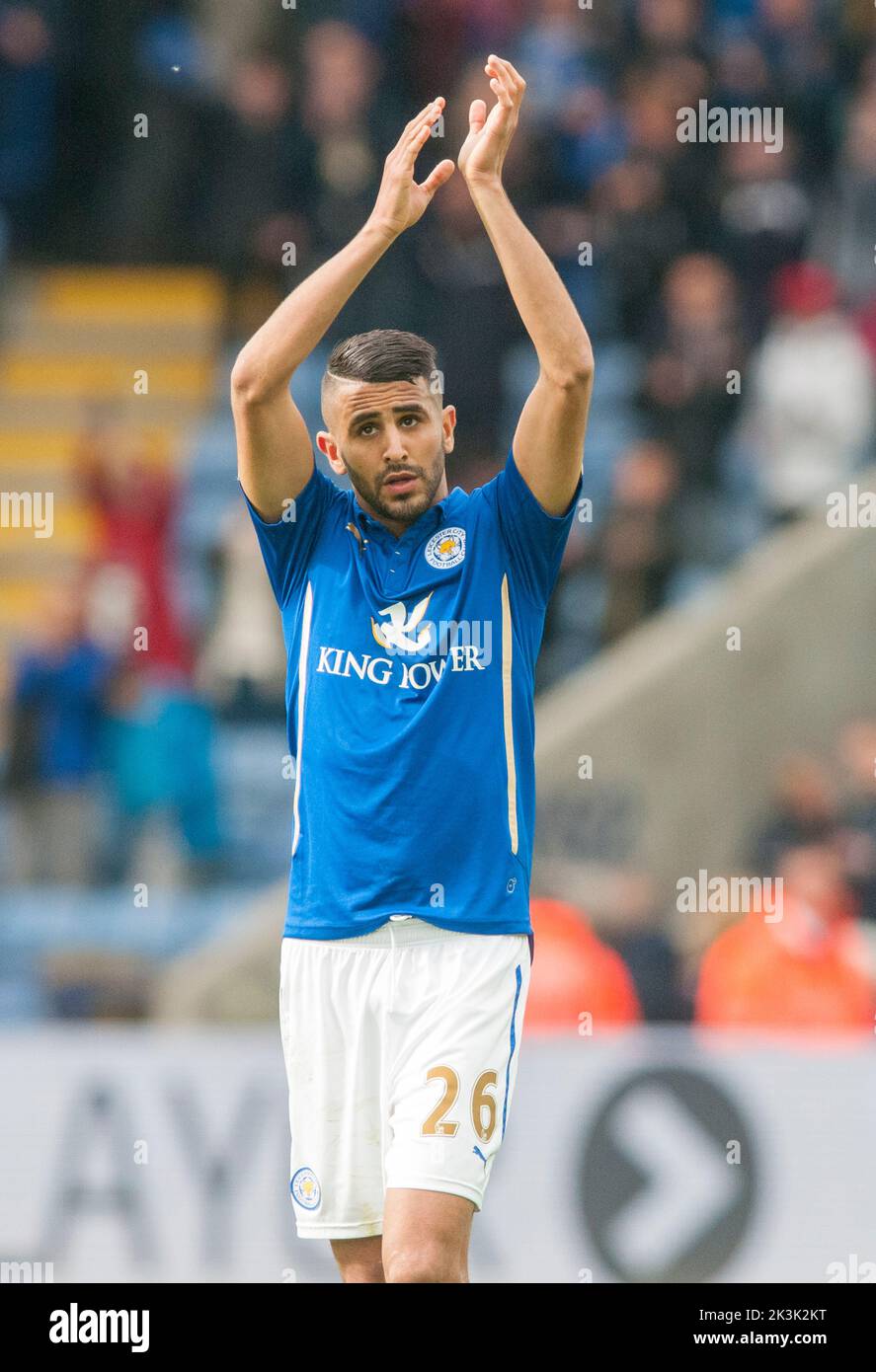 Riyad mahrez of leicester city -Fotos und -Bildmaterial in hoher ...
