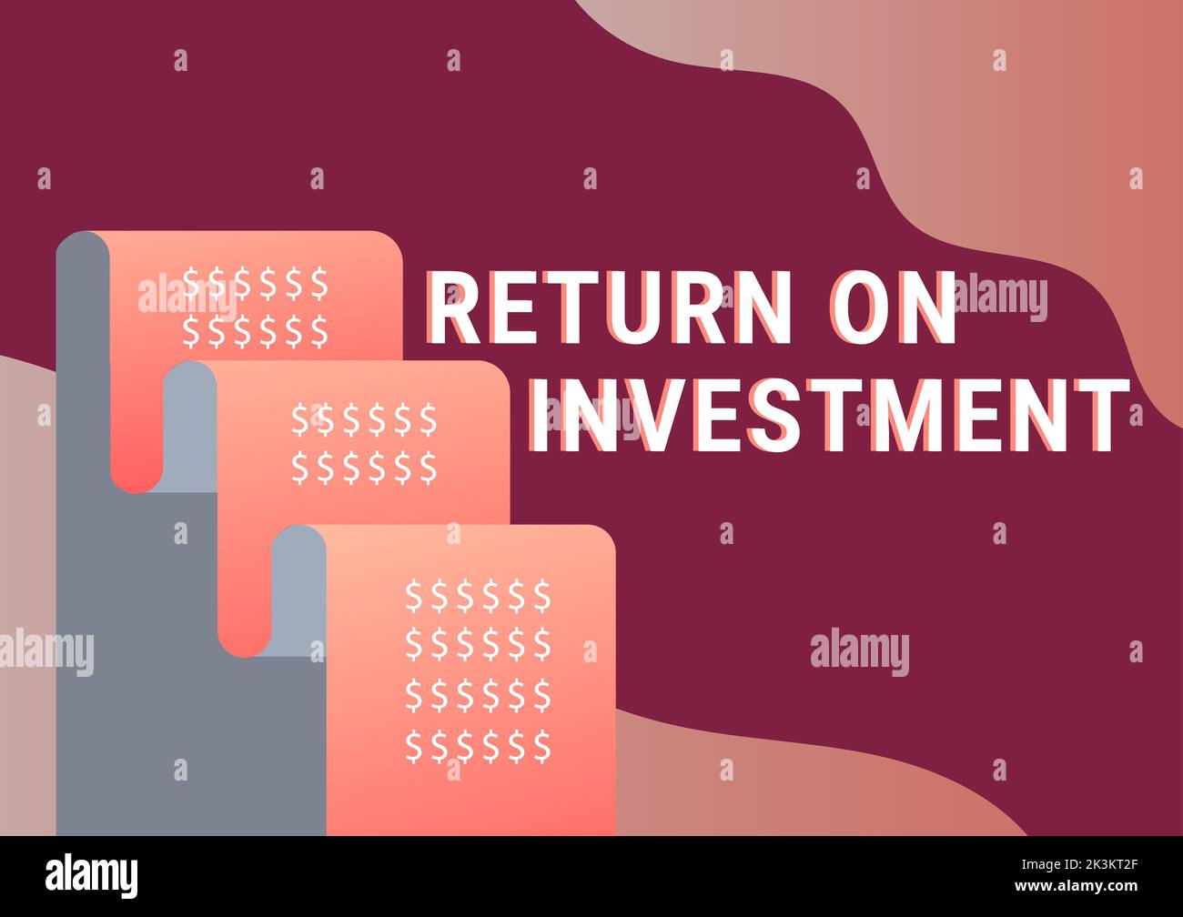 Konzeptunterschrift Return on Investment. Wort, das über das Verhältnis ... Konzeptunterschrift Return on Investment. Wort, das über das Verhältnis ...