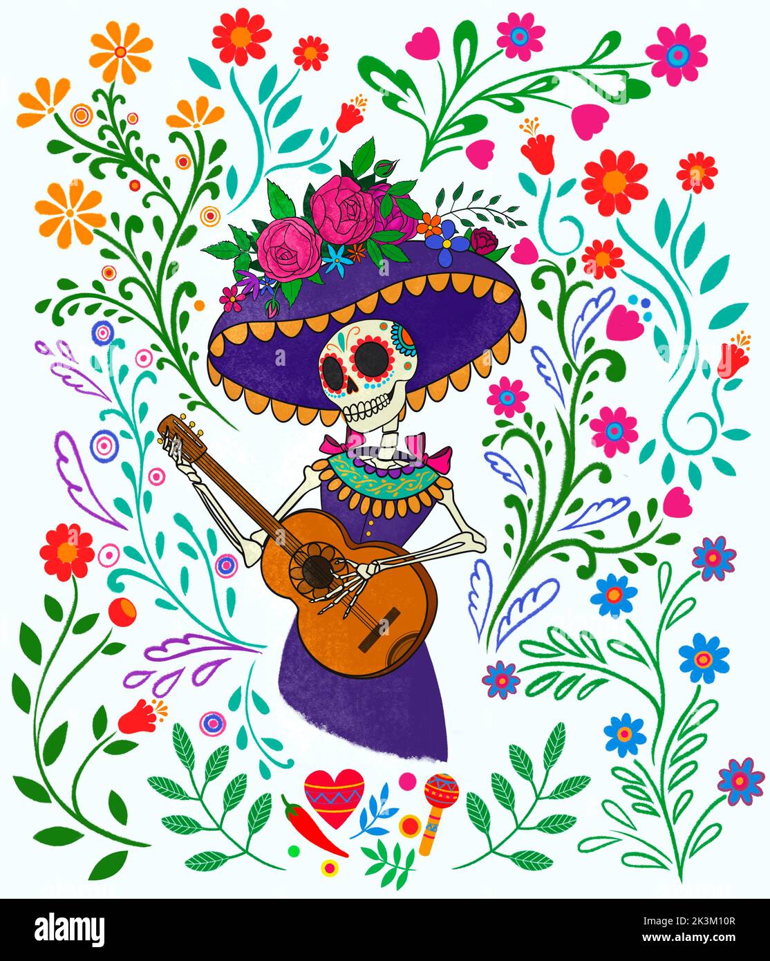 Dia de los muertos festival Ausgeschnittene Stockfotos und -bilder - Alamy