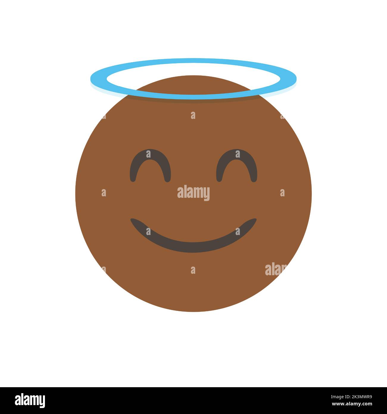 Angel emoticon Stock-Vektorgrafiken kaufen - Alamy