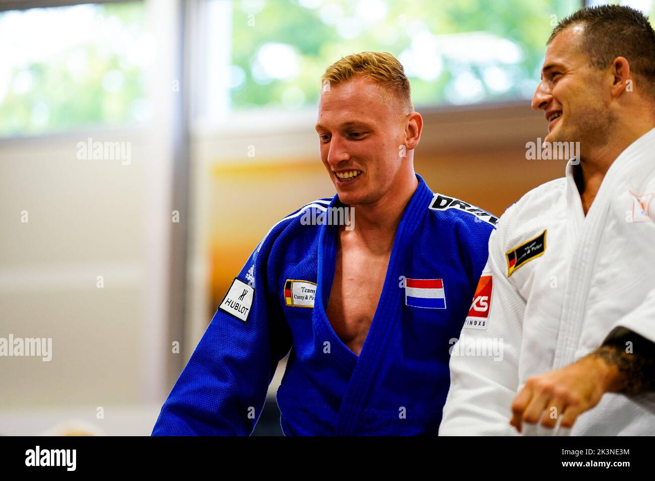 ARNHEM, NIEDERLANDE - 27. SEPTEMBER: Frank de Wit aus den Niederlanden und Michael Korrel aus ...