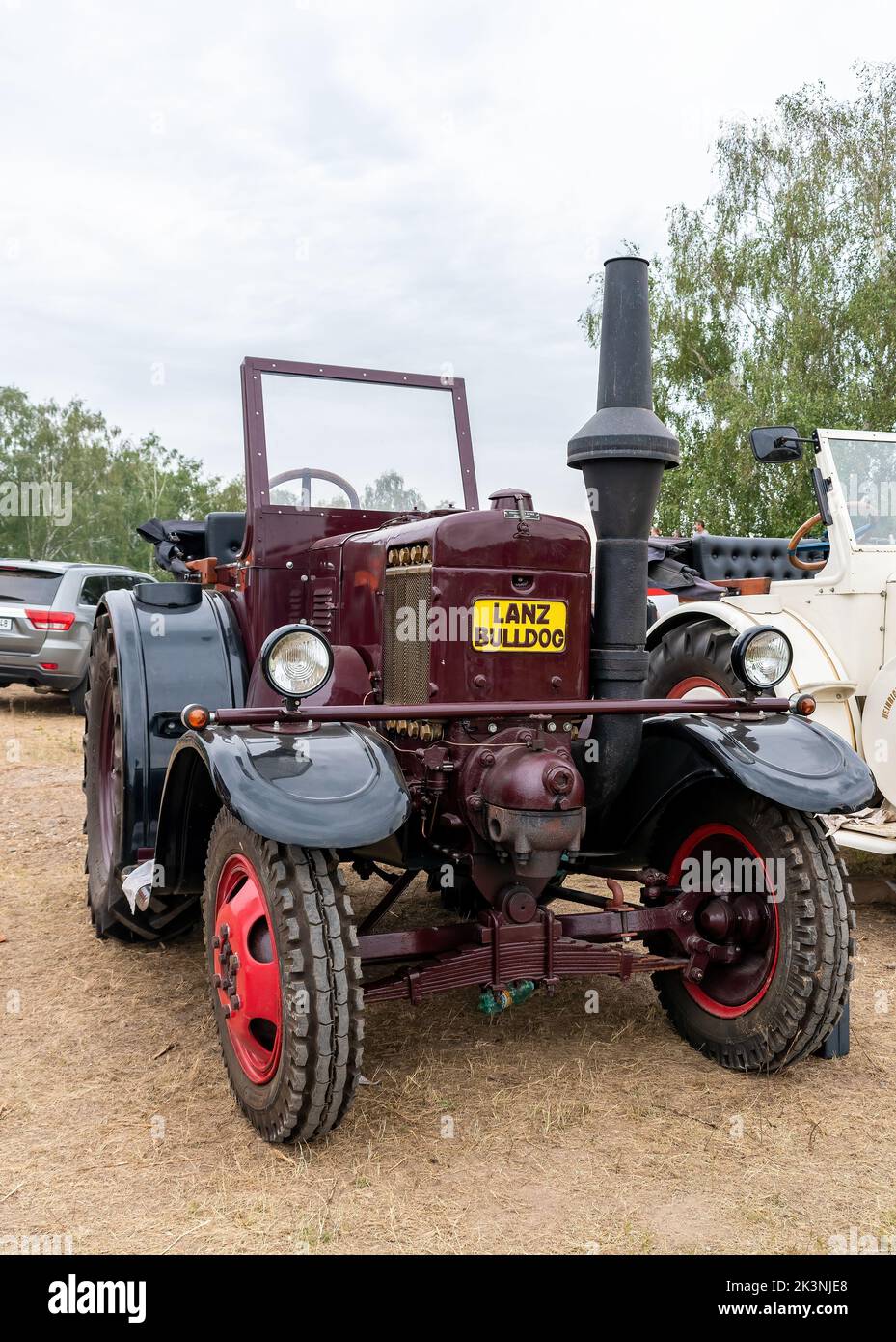 Ausstellung von historischen Traktoren Traktor Lanz Buldog Typ 1937 ...