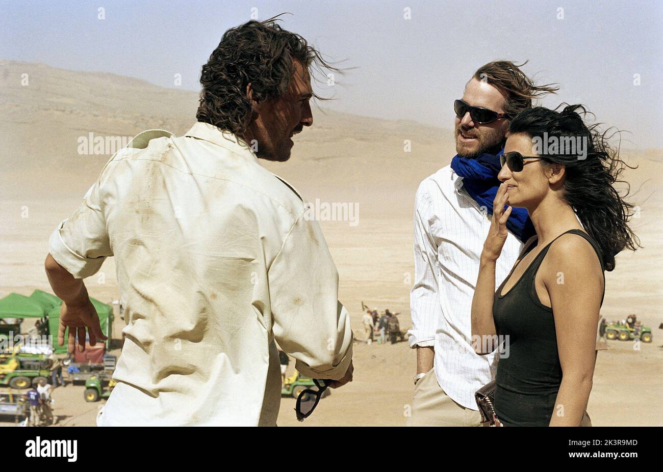 Matthew McConaughey, Breck Eisner & Penelope Cruz Film: Sahara (USA/UK ...