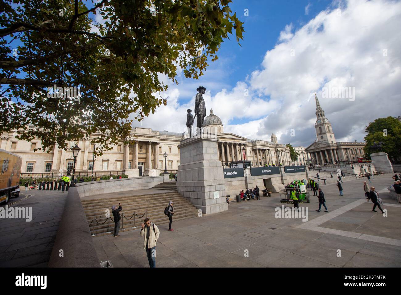 London, England, Großbritannien. 28. September 2022. Eine neue Skulptur ...