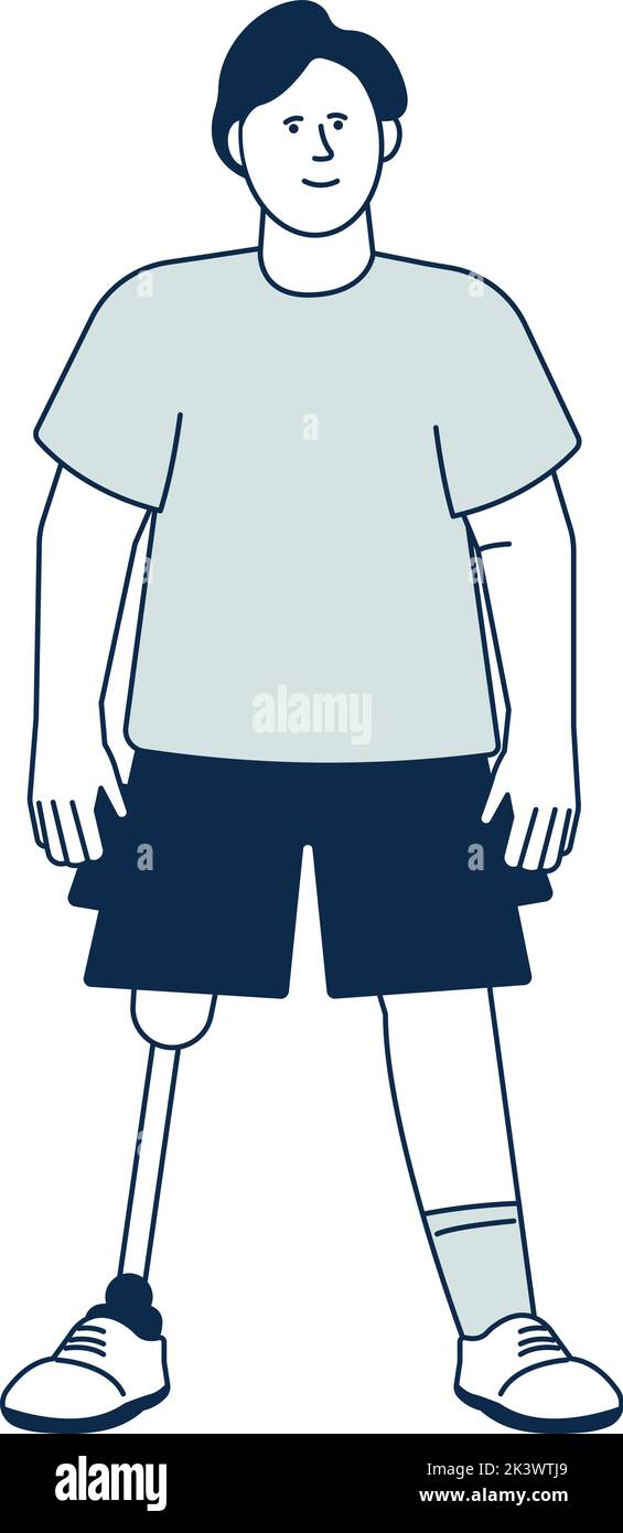 Beinamputiert mann -Fotos und -Bildmaterial in hoher Auflösung – Alamy