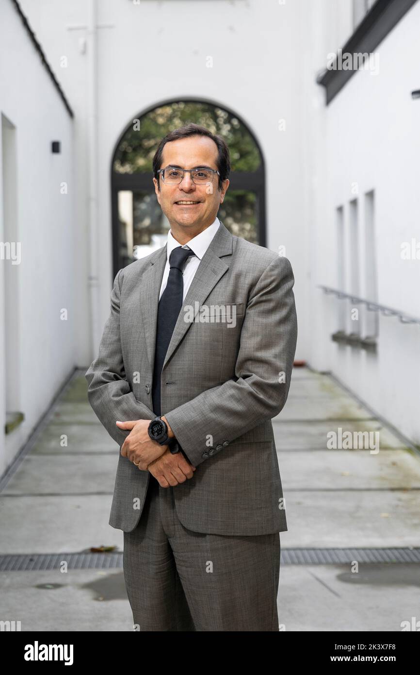Marco Giorello posiert für den Fotografen während der Feierlichkeiten ... Marco Giorello posiert für den Fotografen während der Feierlichkeiten ...