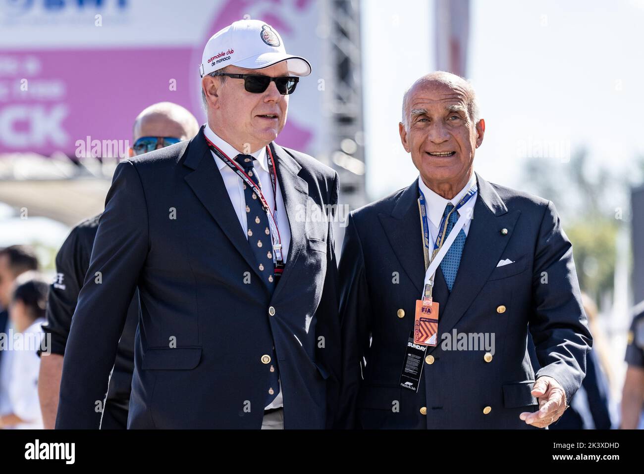Monza, Italien. , . Der Prinz ALBERT II von MONACO und Angelo Sticki ...