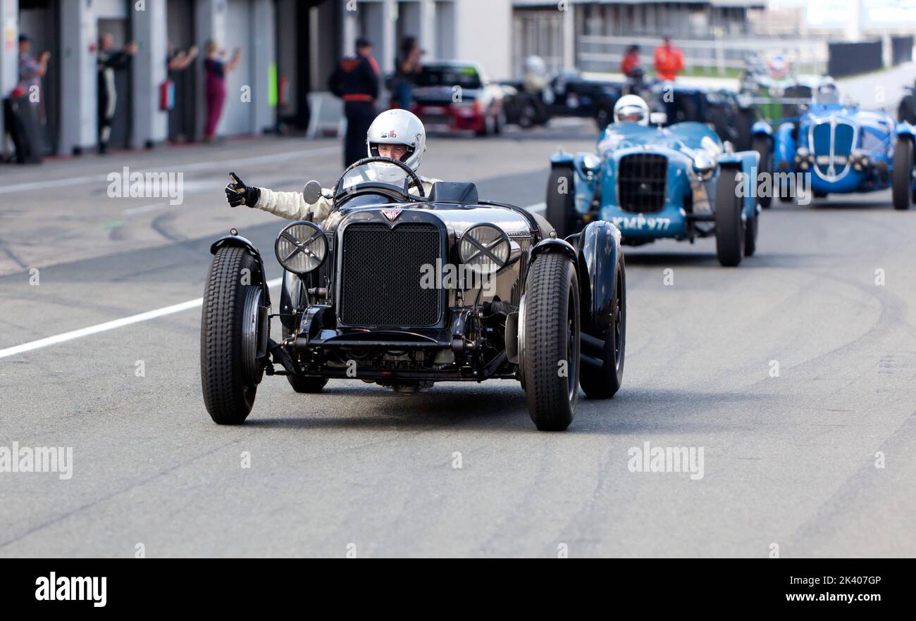 Rudiger Friedrichs', Black, 1932, Alvis Firefly Special, tritt beim MRL ...
