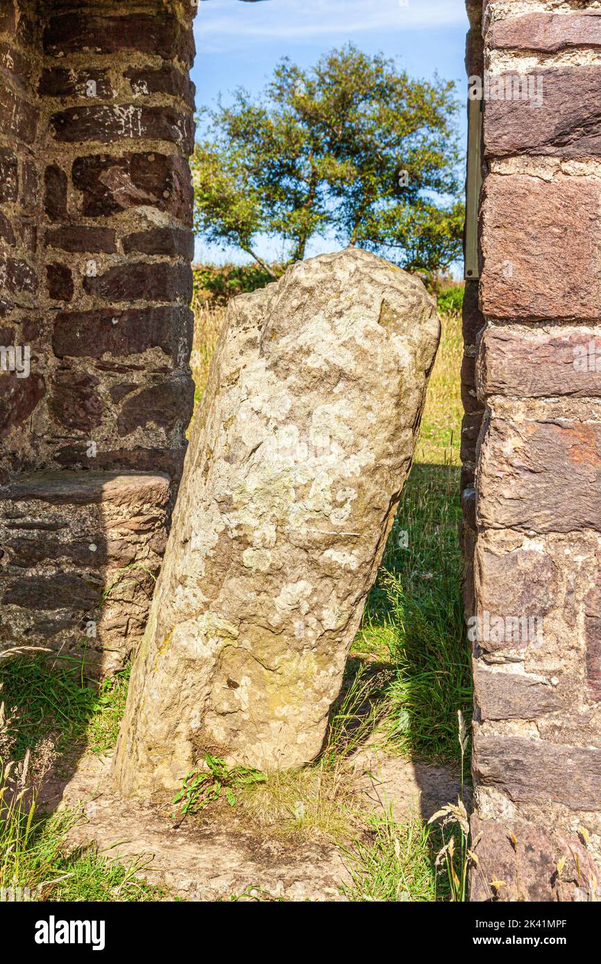 Der Caractacus Stone (oder Caratacus Stone), der aus dem 6 ...