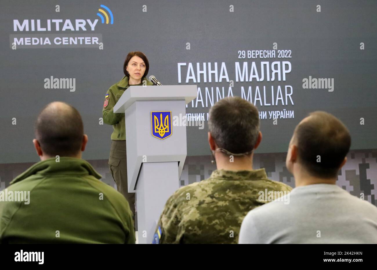 KIEW, UKRAINE - 29. SEPTEMBER 2022 - die stellvertretende ...