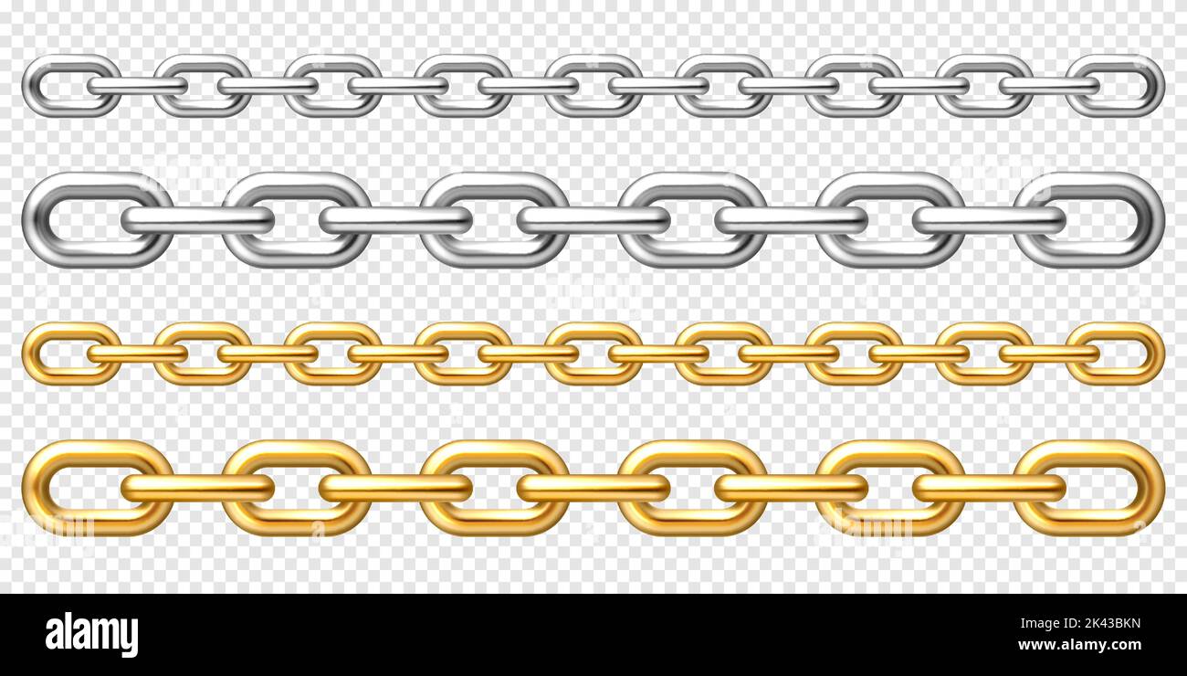 Goldene kettenglieder Stock-Vektorgrafiken kaufen - Alamy