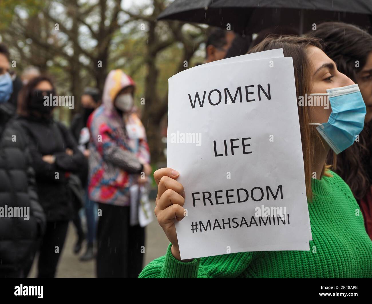 Canberra, Australien. 01. Oktober 2022. Freedom for Iran-Kundgebung in ...