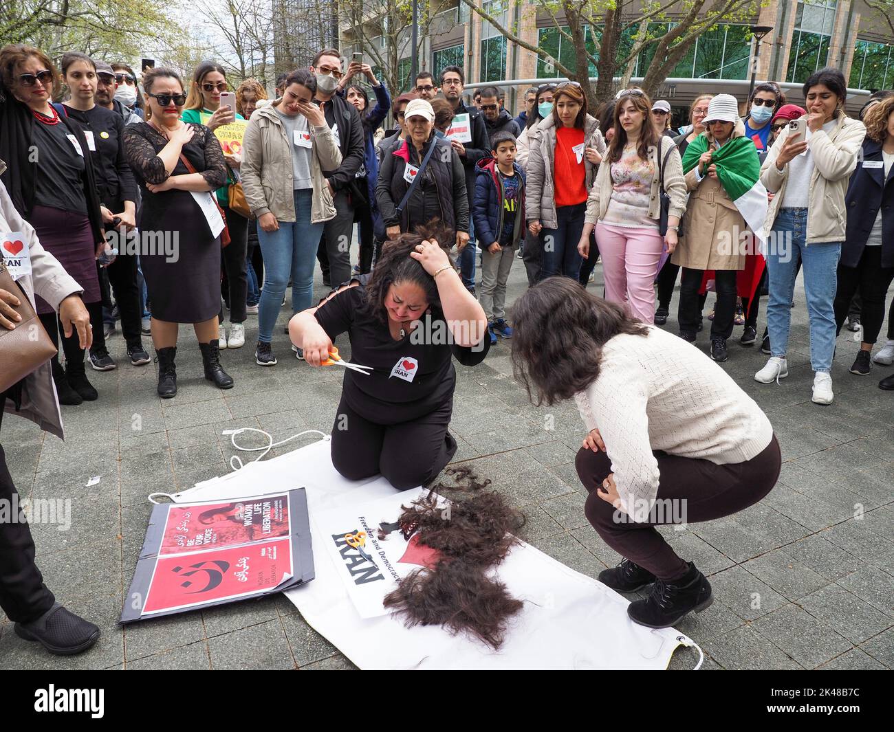Canberra, Australien. 01. Oktober 2022. Freedom for Iran-Kundgebung in ...