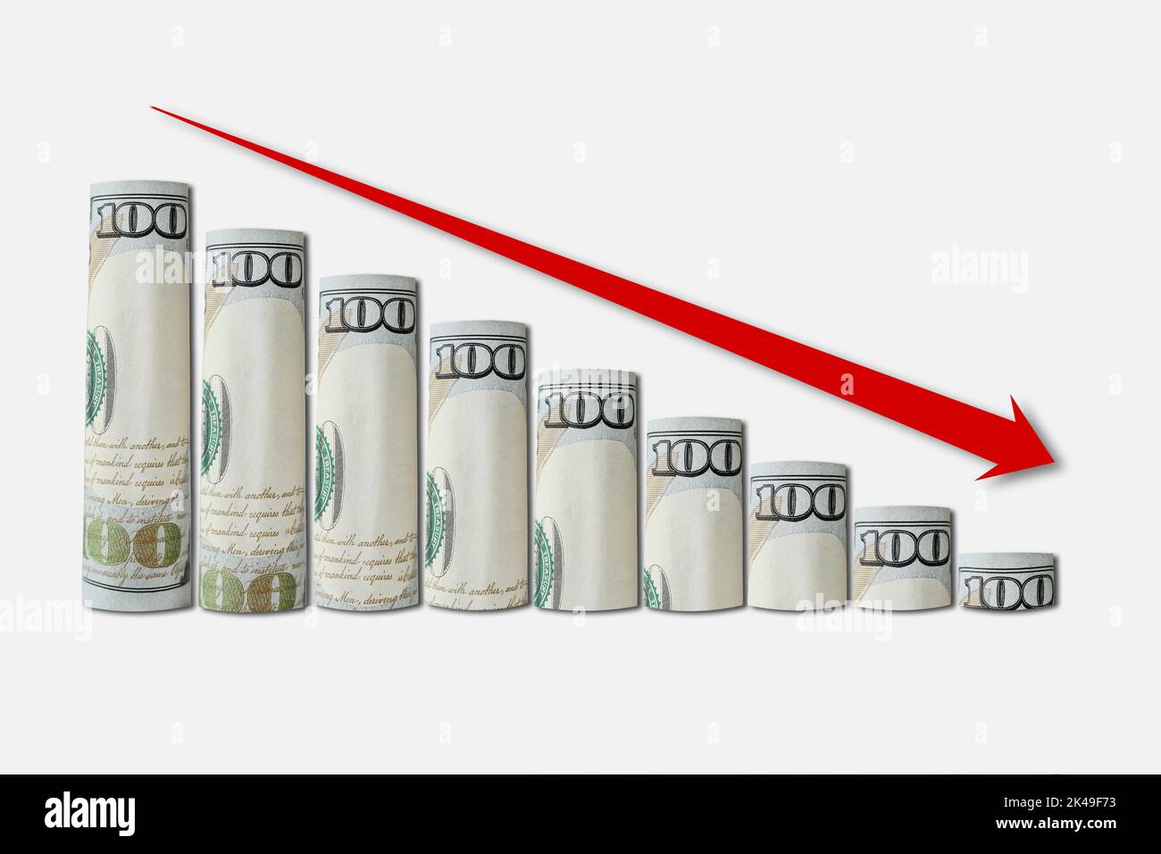 Falling graph -Fotos und -Bildmaterial in hoher Auflösung – Alamy