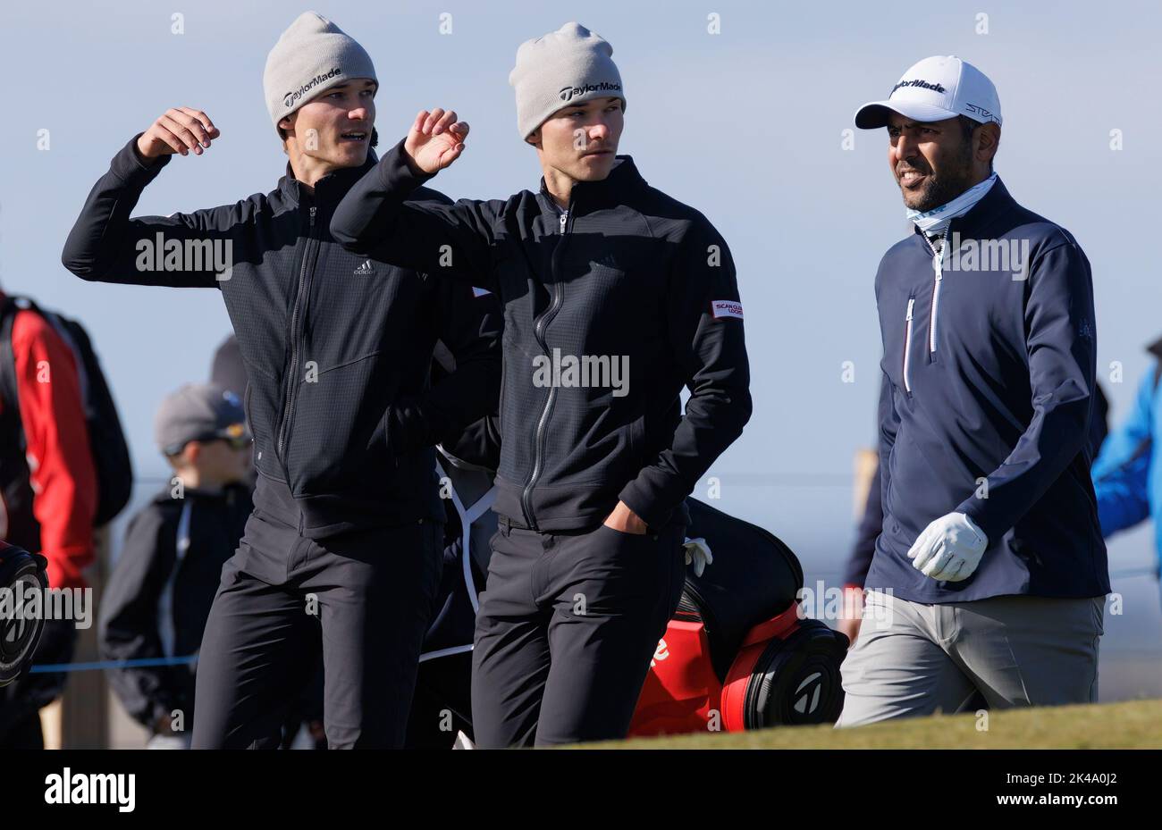 (Von links nach rechts) Ramus Hojgaard und sein Zwillingsbruder Nicolai ...