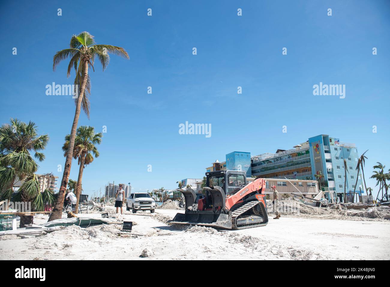 Das 202. RED HORSE Squadron hat in Fort Myers Beach, Florida, als ...