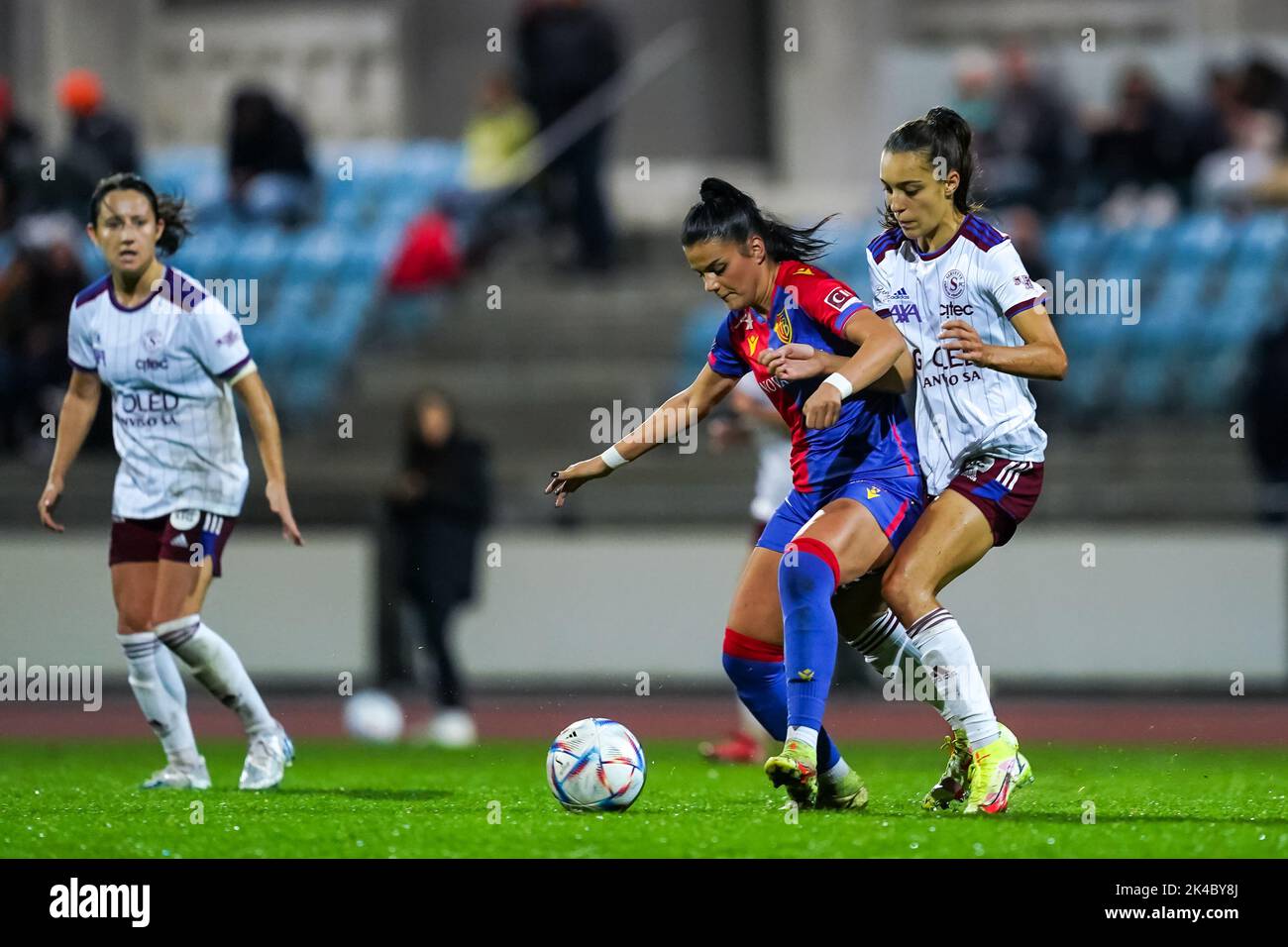 01.10.2022, Basel, Sportanlagen St. Jakob, Axa Women's Super League: FC ...