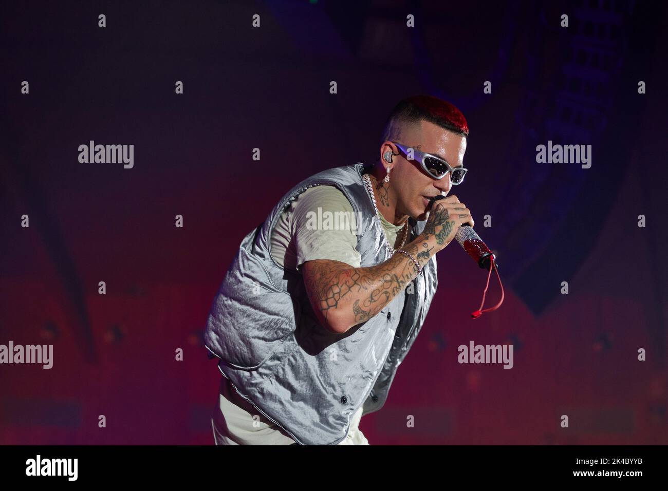 Palasele, Eboli, Italien, 01. Oktober 2022, Sfera Ebbasta, Famoso Tour ...