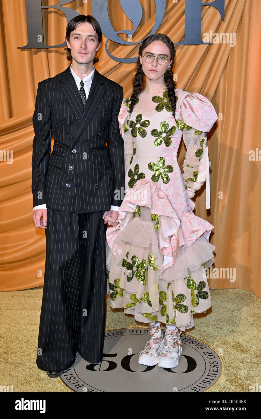 Sam Hine, Ella Emhoff, nimmt an der Gala BoF500 während der Paris ...