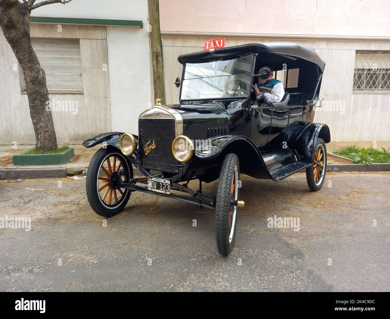 Bernal, Argentinien - 18. September 2022: Vintage Black 1910s Ford ...