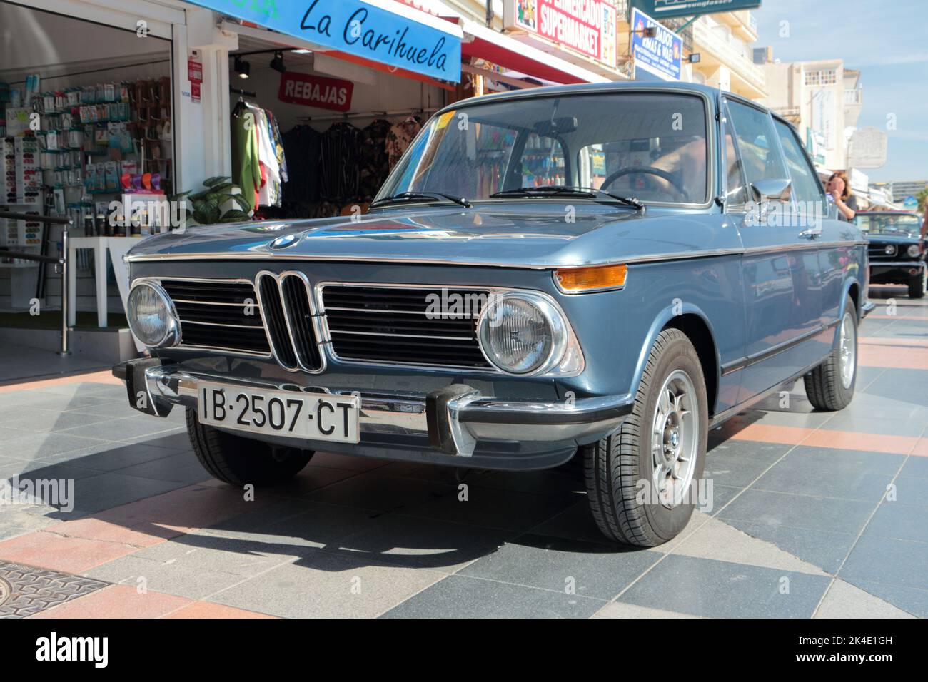 BMW 2002 tii beim Oldtimer-Treffen in Torremolinos, Provinz Malaga ...