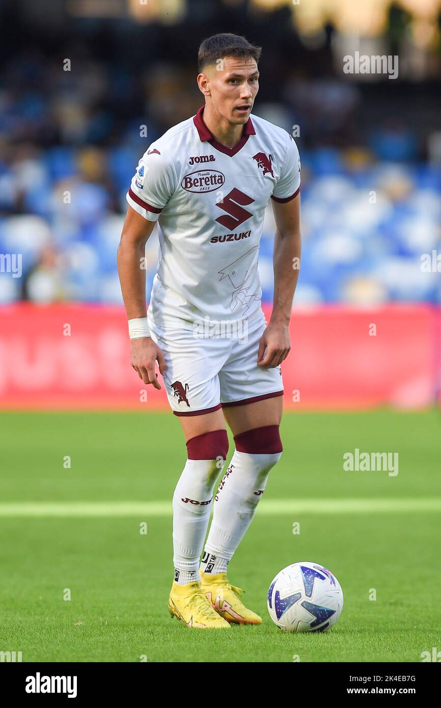 Neapel, Italien. 1 Oktober 2022. Sasa Lukic vom FC Turin während der ...