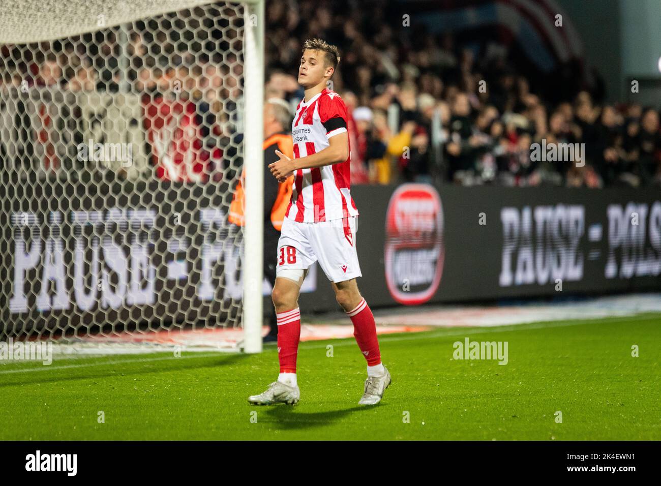 Aalborg, Dänemark. 30., September 2022. Oliver Ross (38) von AAB beim ...