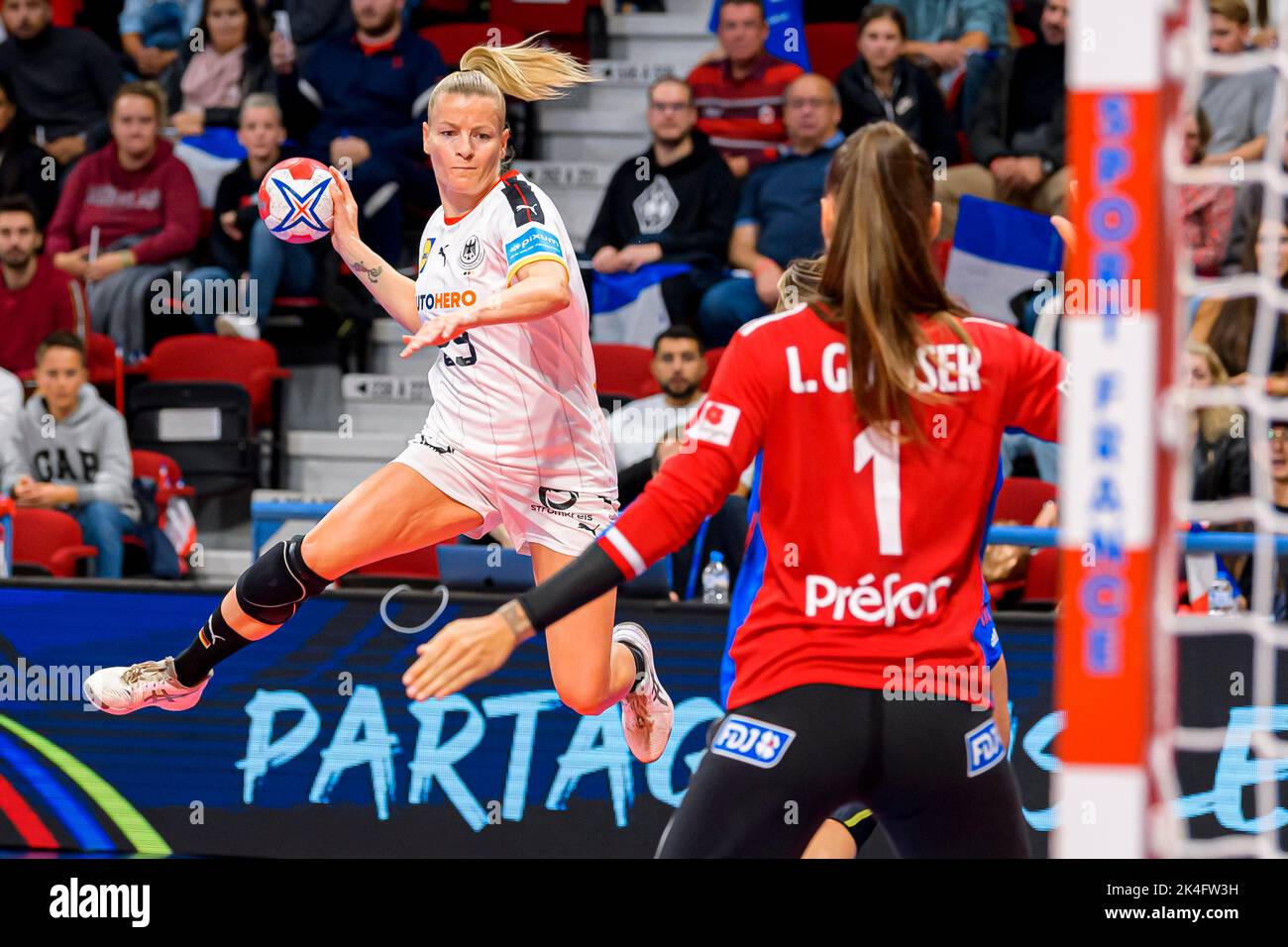 Nancy, Frankreich. 02. Oktober 2022. Handball, Frauen: Länderspiel ...