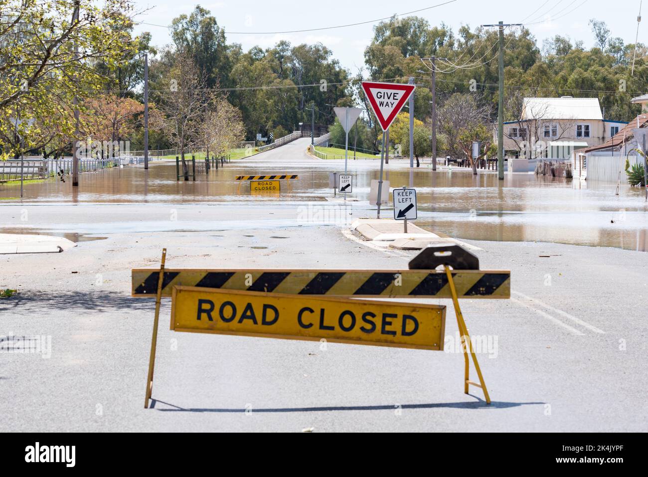 18. September 2022, Gunnedah, NSW, Australien: Überschwemmungen vom ...