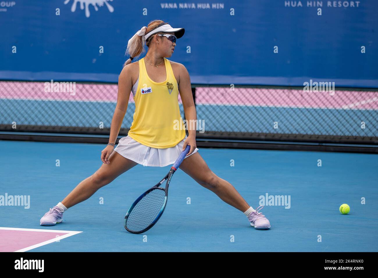 HUA HIN, THAILAND – 4. OKTOBER: Punnin Kovapitukt aus Thailand während ...