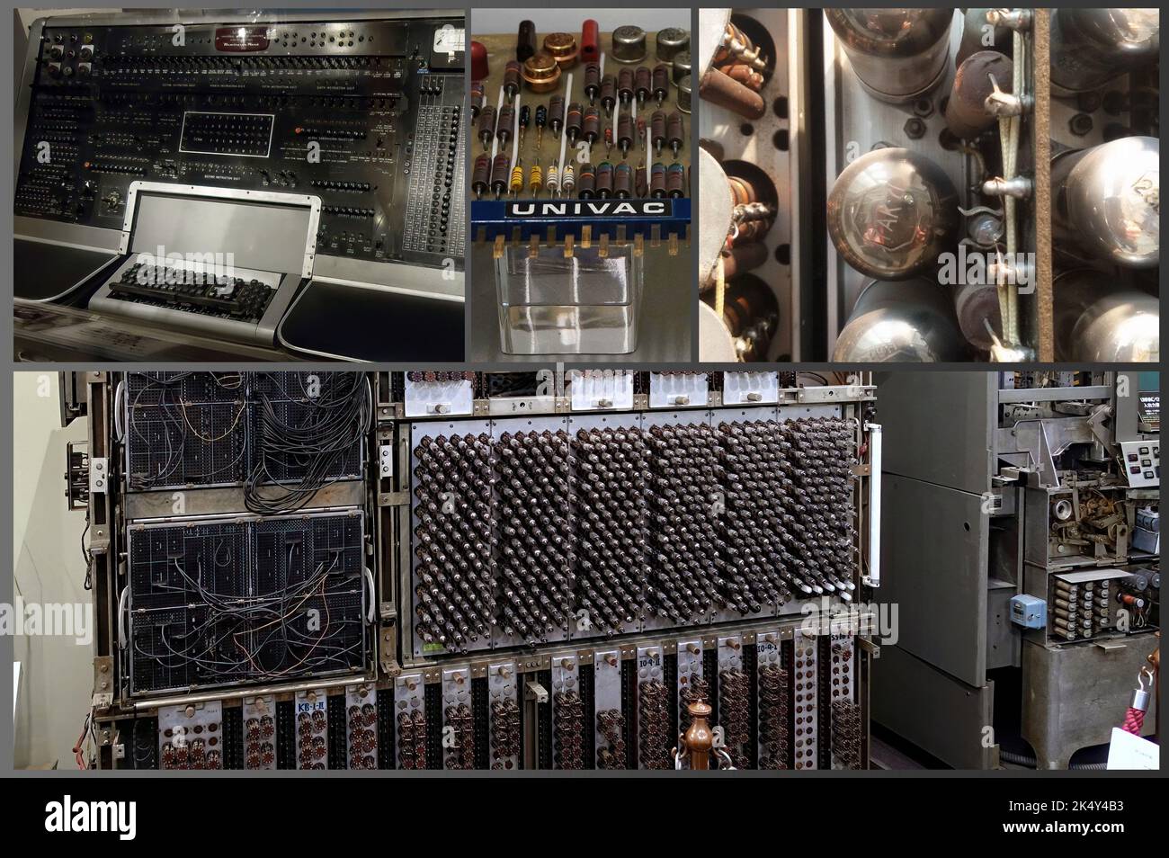 Der UNIVAC (Universal Automatic Computer) war der erste kommerzielle Computer, der 1950 in den ...