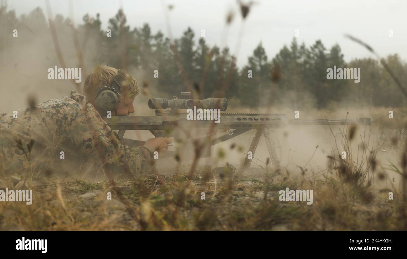 M107 sniper rifle -Fotos und -Bildmaterial in hoher Auflösung – Alamy