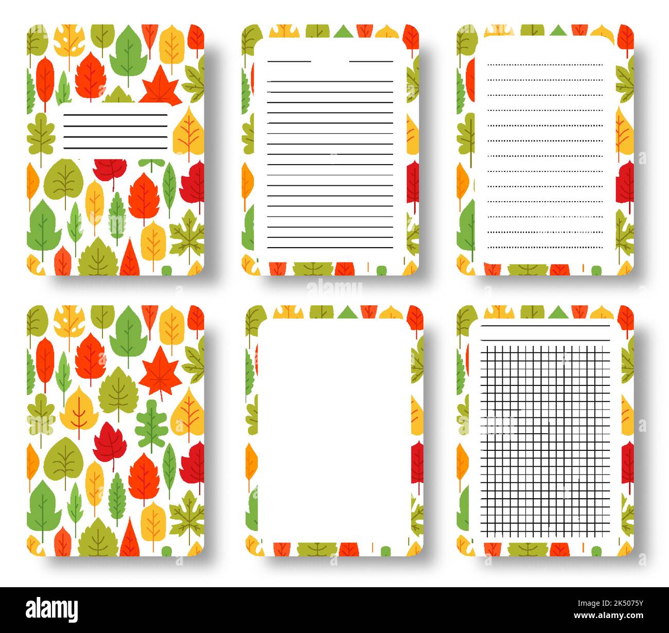 Arbeitsheft layout Stock-Vektorgrafiken kaufen - Alamy