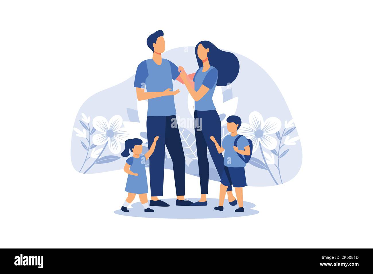 Bruder und schwester kuscheln Stock-Vektorgrafiken kaufen - Alamy