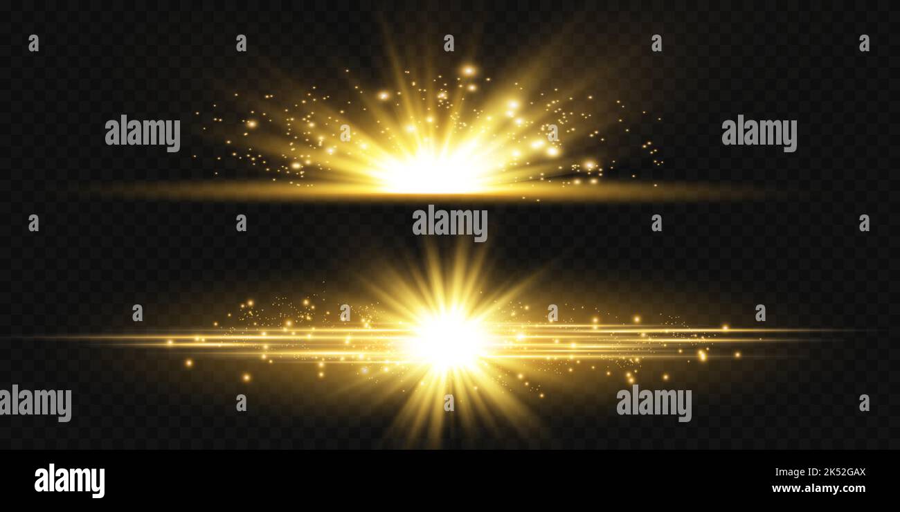 Helles Sterngold png. Licht Sonne Gold png. Licht Blitz Gold png ...