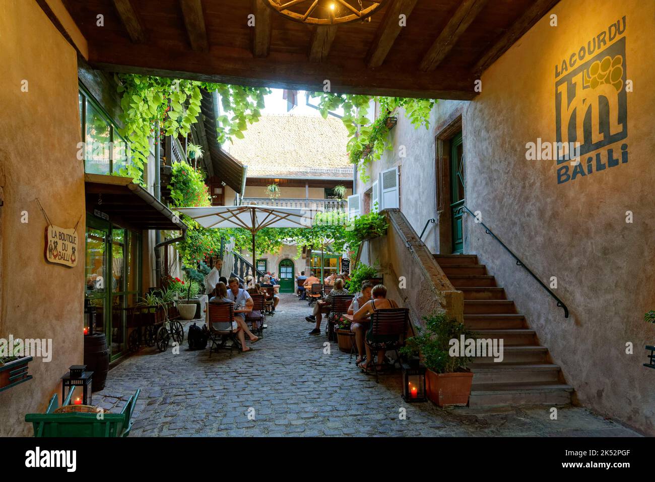 Frankreich, Haut-Rhin (68), Route des vins d'Alsace, Bergheim, ancienne ...