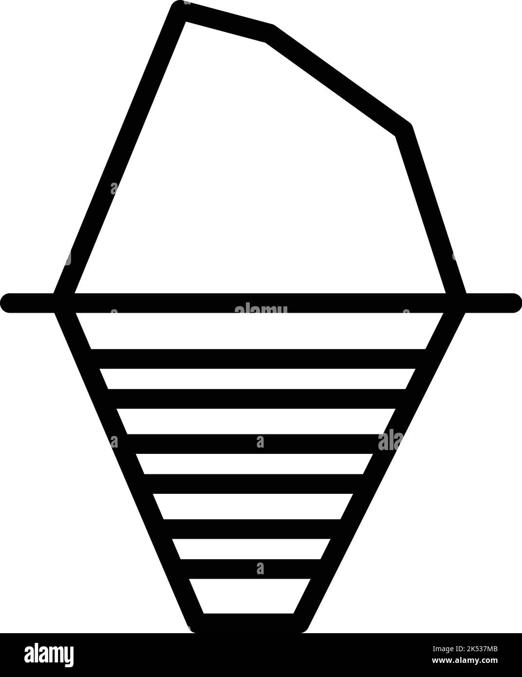 Eisberg diagramm Stock-Vektorgrafiken kaufen - Alamy