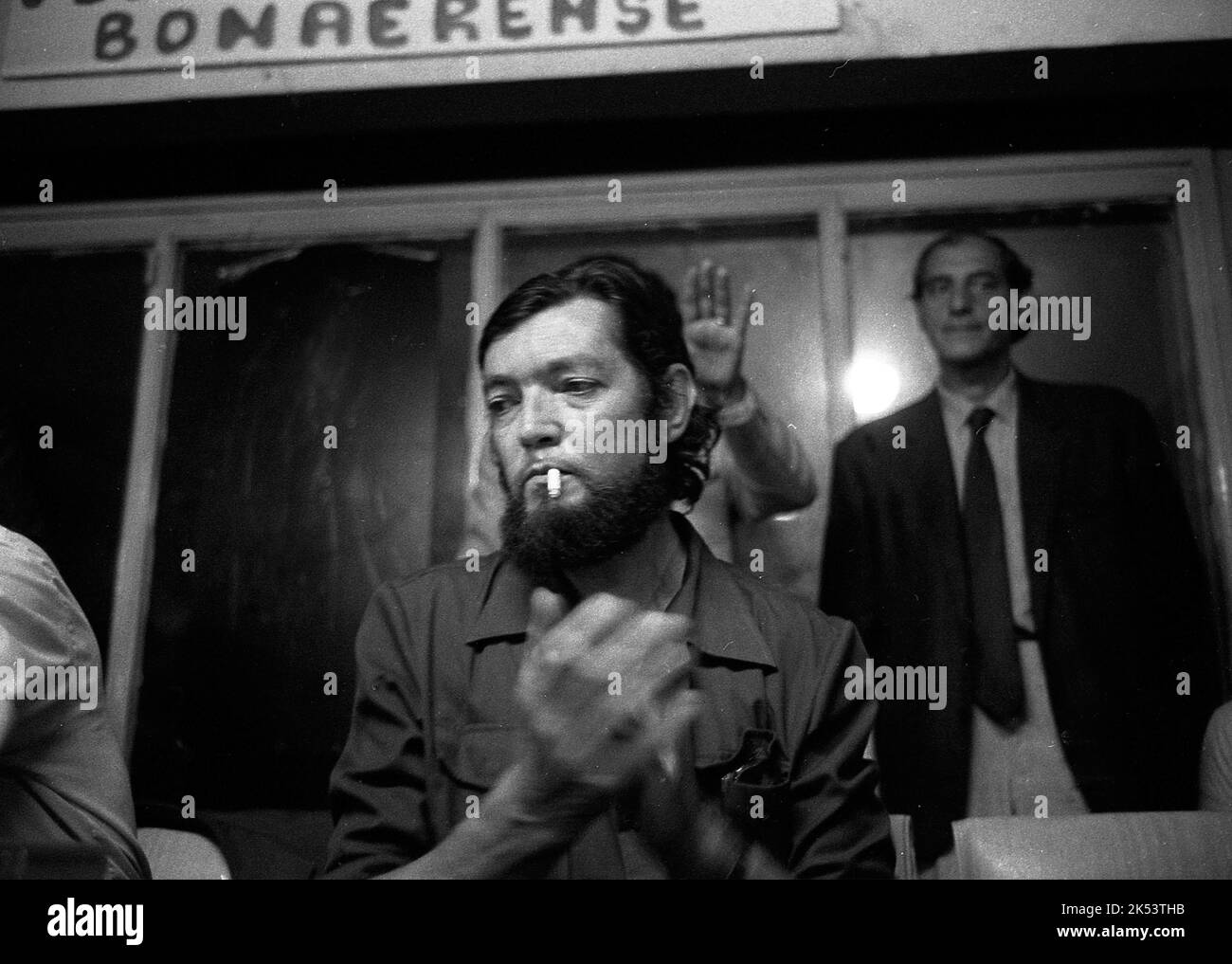 Julio Cortazar, argentinischer Schriftsteller, bei der Federacion ...