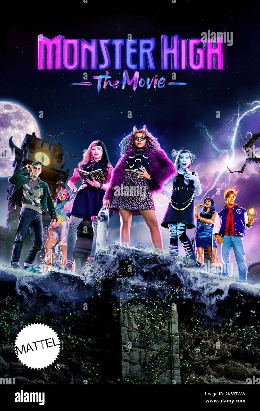 MONSTER HIGH: DER FILM, (aka MONSTER HIGH), US-Poster, von links: Case ...