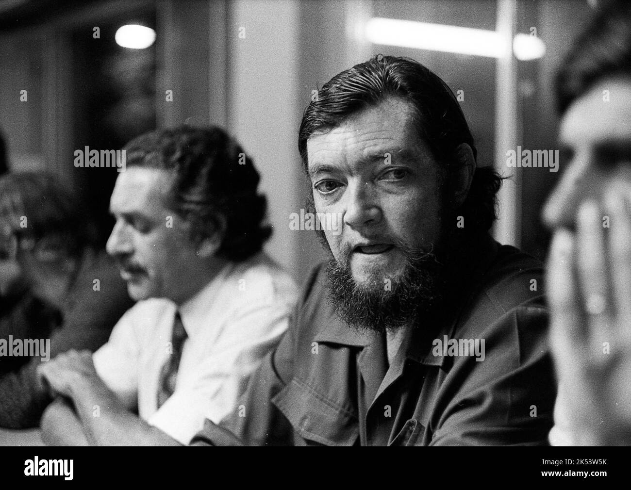 Julio Cortazar, argentinischer Schriftsteller, bei der Federacion ...