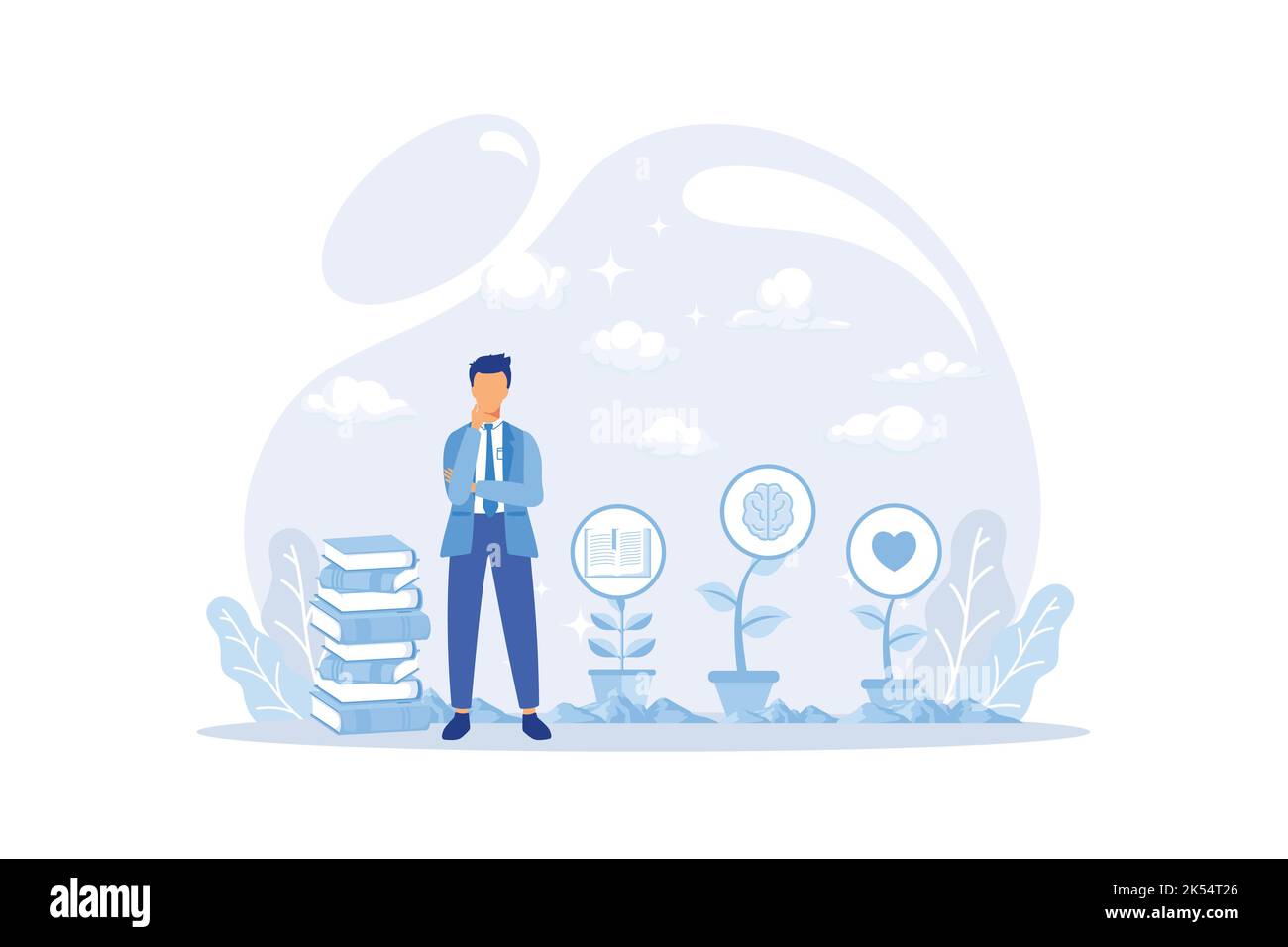 Illustration des Mentoring-Vektors. Flat Motivation Couch Personen ...
