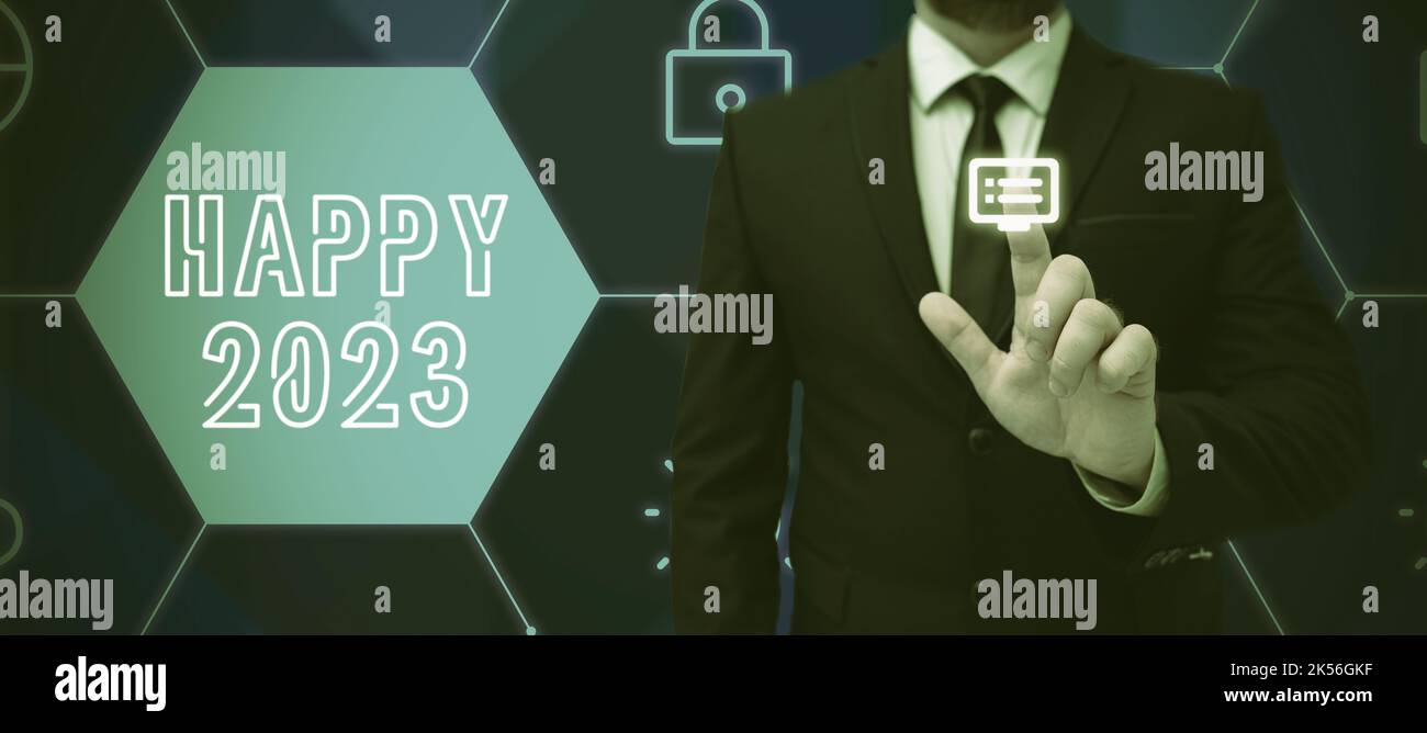 Inspiration zeigt Zeichen Happy 2023, Geschäftsübersicht Zeit oder Tag ... Inspiration zeigt Zeichen Happy 2023, Geschäftsübersicht Zeit oder Tag ...