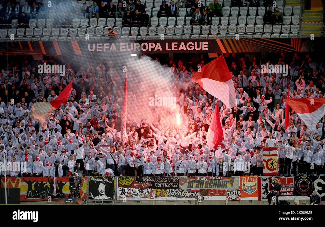 06. Oktober 2022, Schweden, Malmö: Fußball: Europa League, Malmö FF - 1 ...