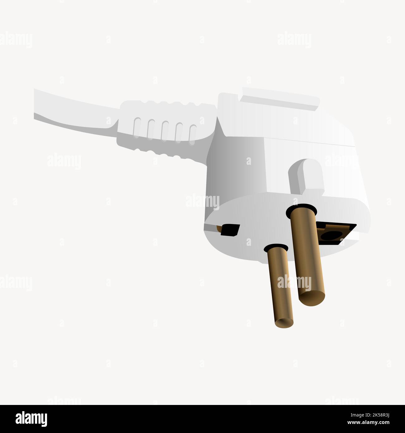 Realistischer Stecker Clipart, Illustration Vektor Stock-Vektorgrafik ...