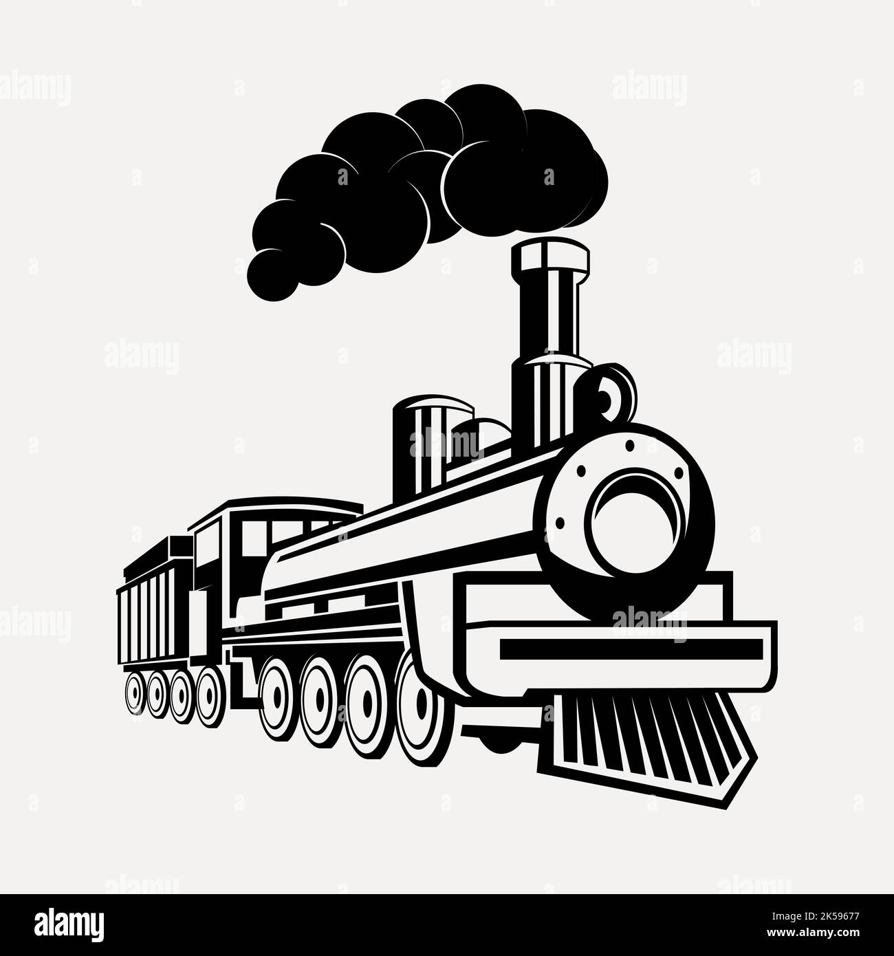 Zug Clipart, Transport Illustration Vektor Stock-Vektorgrafik - Alamy